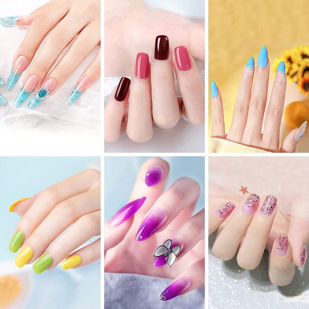 Acrylic Nail Kit with Nail Drill and UV Light, Professional Nail Kit ...
